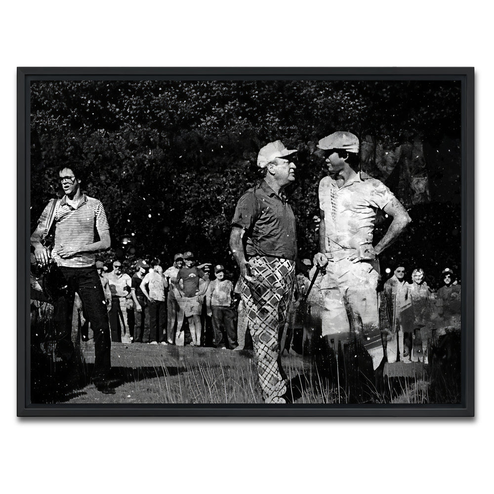 Al & Ty Caddyshack Grayscale Wall Art