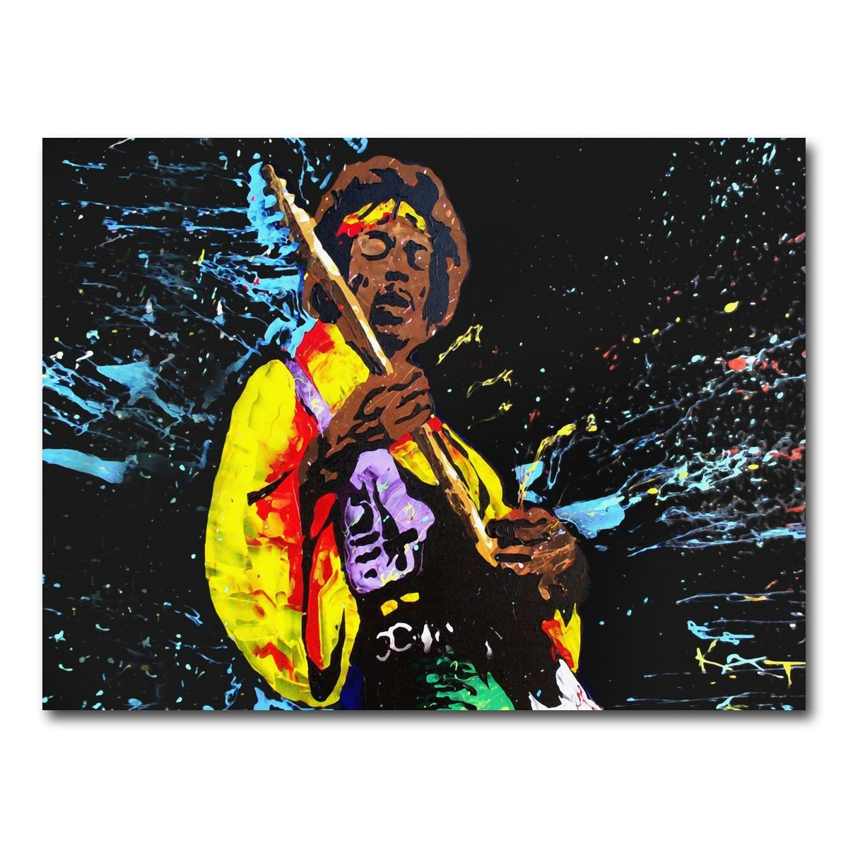 jimi hendrix wallpaper art