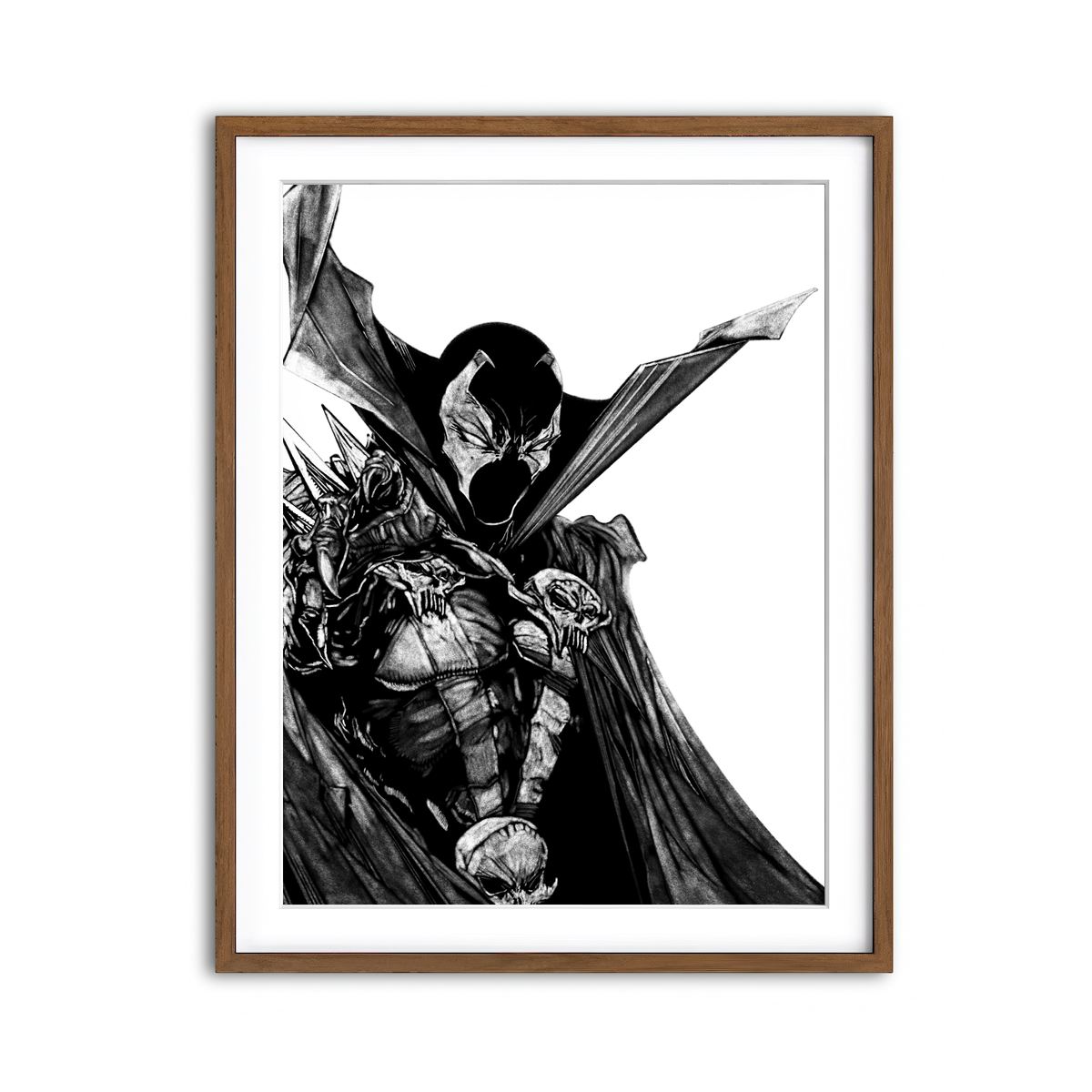 spawn drawing outline