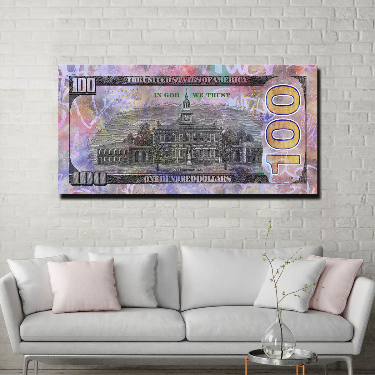 Abstract Benny Back Wall Art