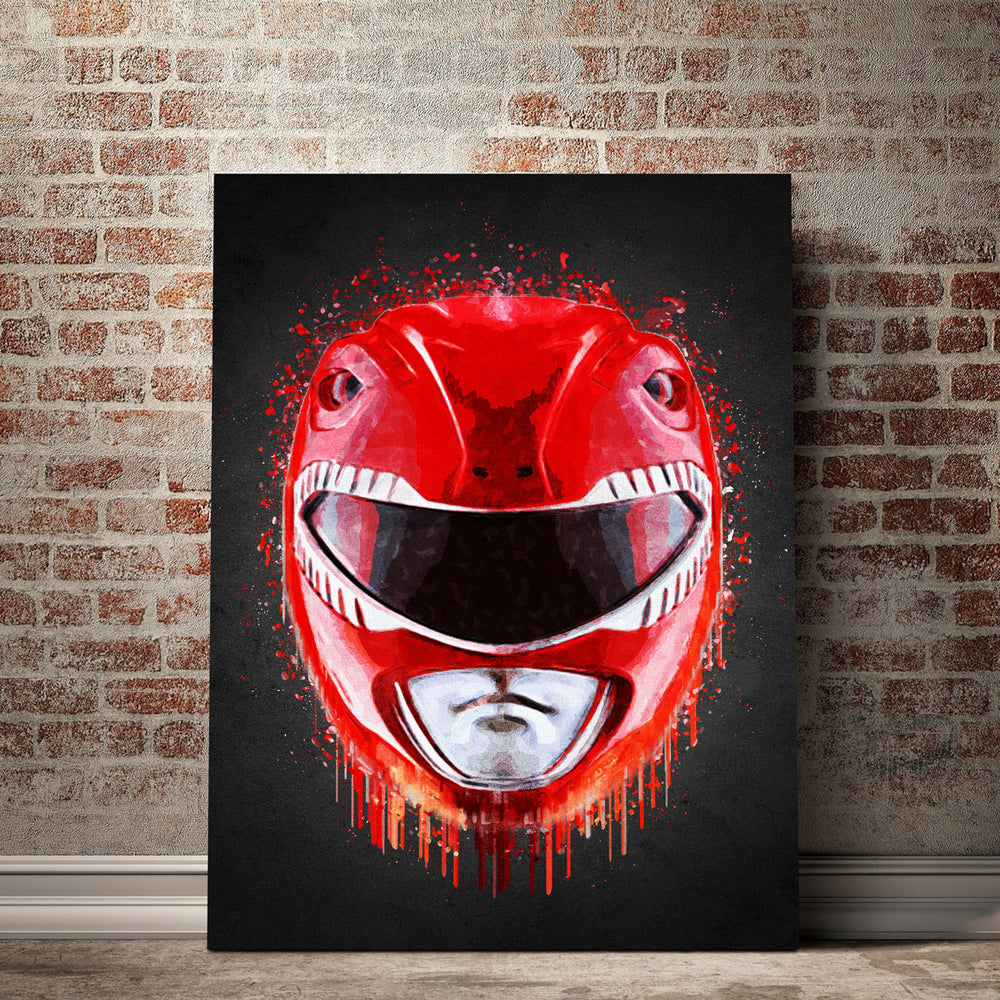 Red Ranger Portrait Wall Art